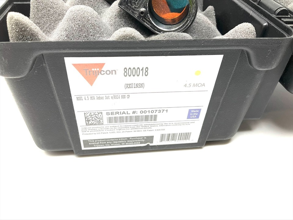 Trijicon ACOG 1x24 Reflex Sight w/Case (371) | eBay