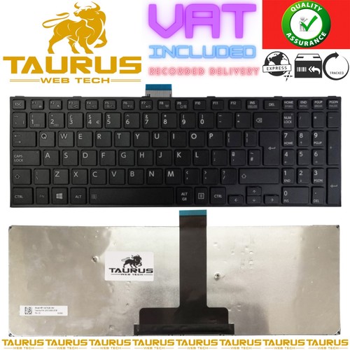 Toshiba Satellite Pro R50-C A50-C 12E Laptop Replacement Keyboard LO UK ...