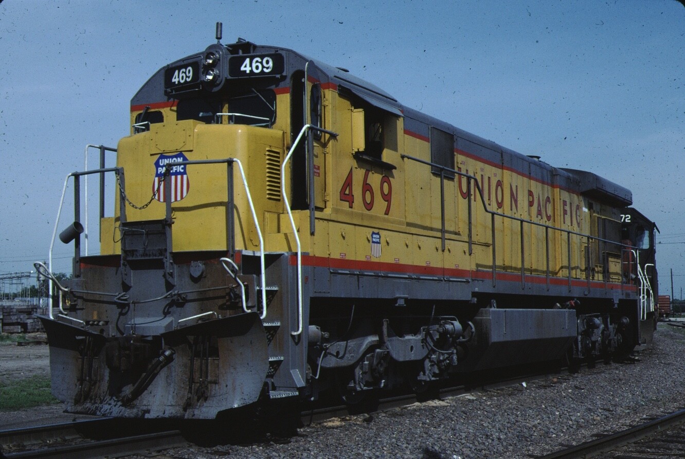 UP Union Pacific GE C30-7 Kodachrome Original Kodak Slide | eBay