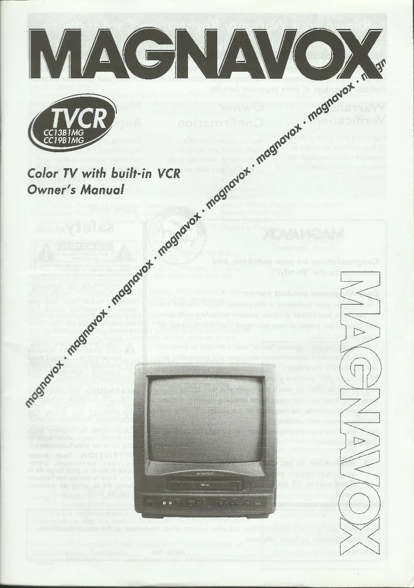 Magnavox Tv Owners Manuals