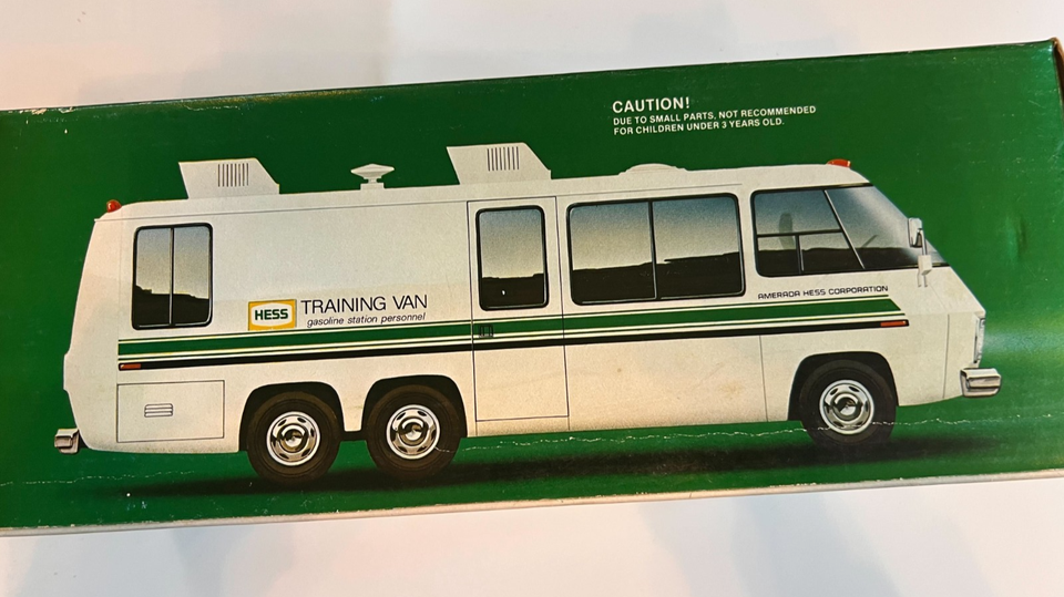 Hess Training Van Vintage 1980 Original Box Pop Up Antenna Toy Truck | eBay