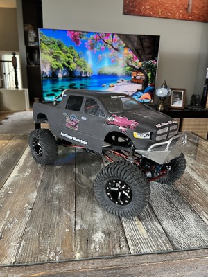 Axial Original SCX10 Custom All Welded Steel Dual Motor Mount Two Speed ...