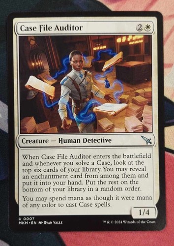 MTG Murders at Karlov Manor U Case File Auditor #0007 | eBay