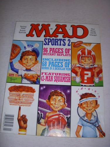 MAD Magazine, Spring, 1990 Super Special, SPORTS 2 ISSUE, Great ...