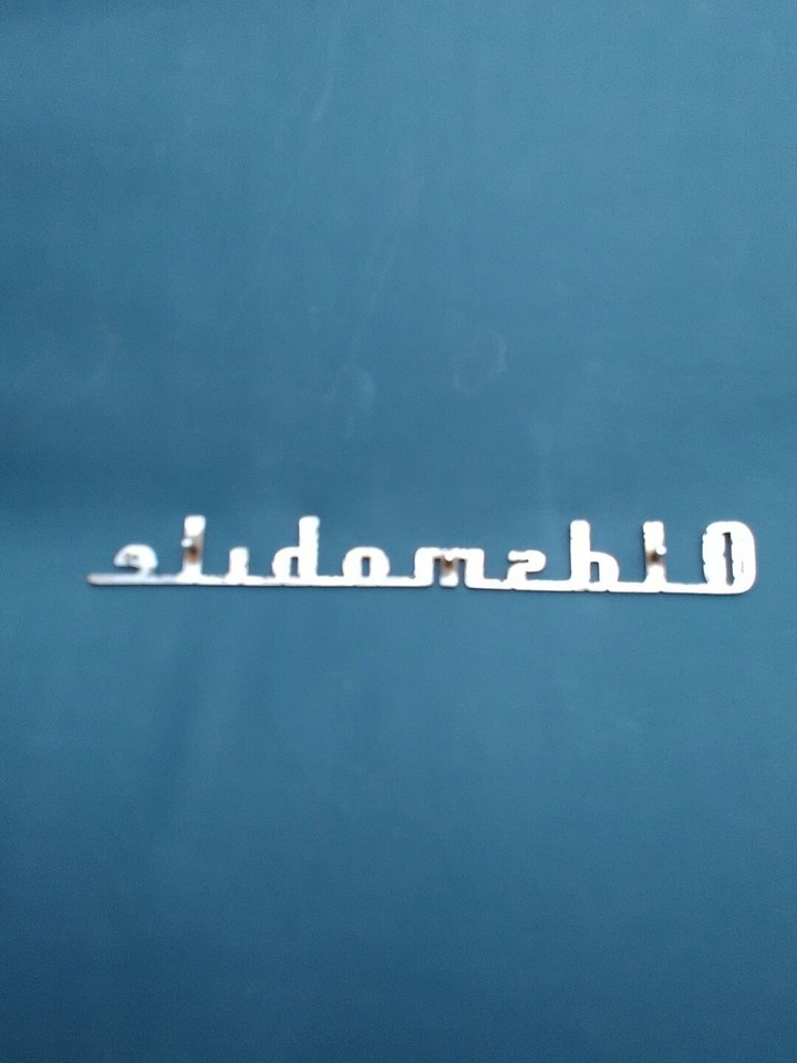 1941 Oldsmobile Trunk Name Emblem, 41 Olds, script letters | eBay