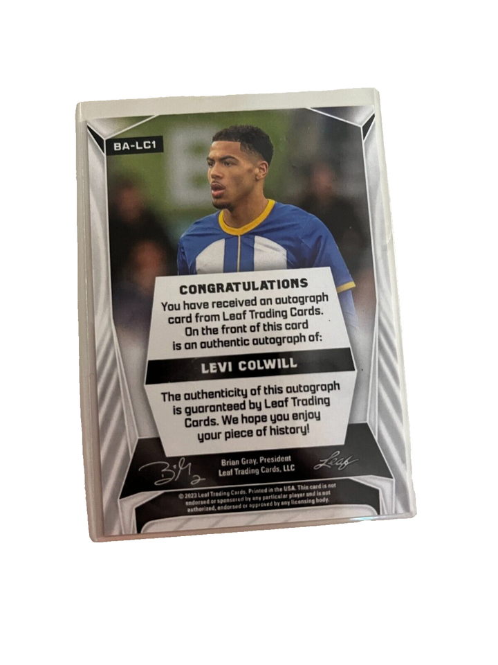 levi colwill trading card autograph authenticity 2023 ba-lc1 | eBay