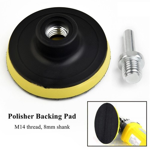 Polishing Tools M14 Plate Thread 3 Inch Backing Disc Drill Holder Kit ...