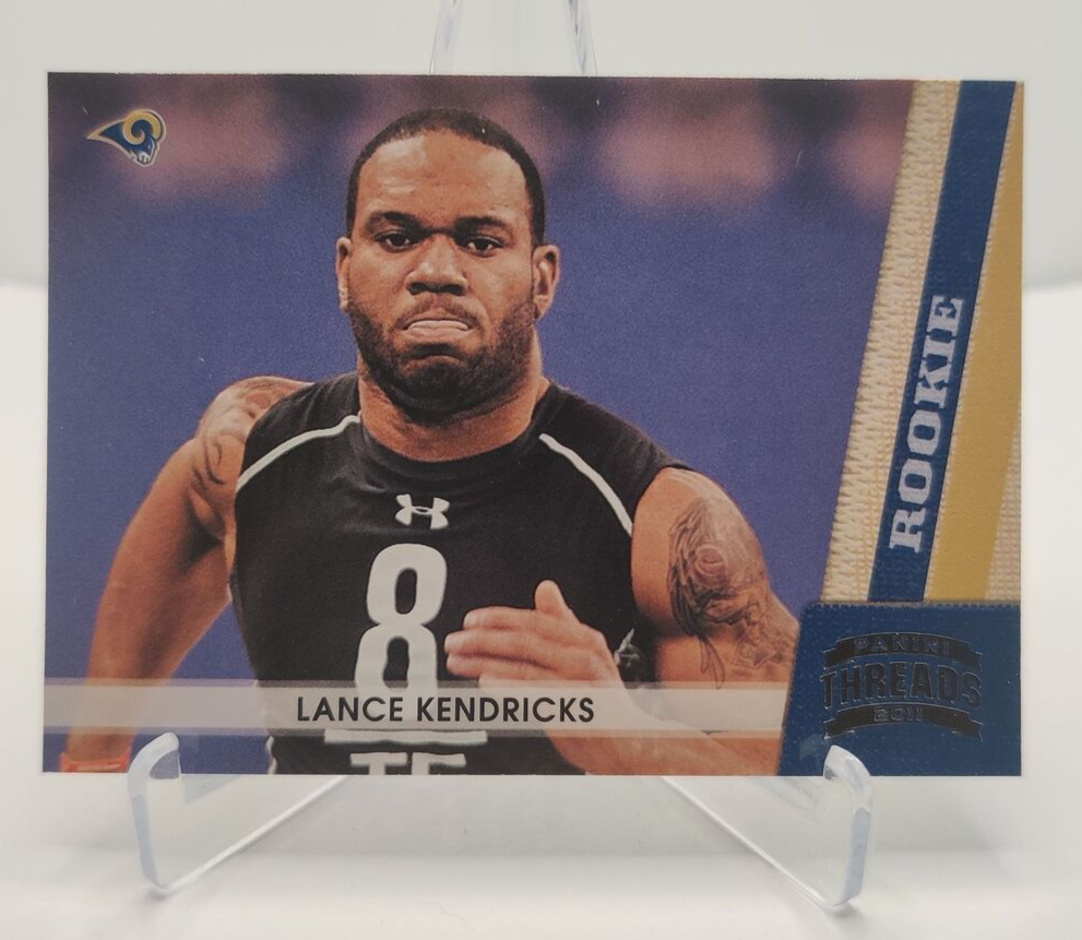 2011 Panini Threads Football Card #207 Lance Kendricks Rookie RC RAMS ...