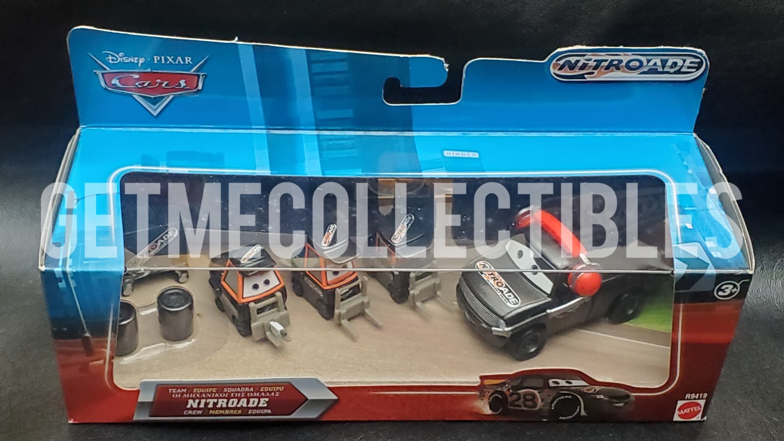 DISNEY PIXAR CARS INTL. TEAM NITROADE CREW PITTIES CHIEF 3 PACK NS SAVE ...