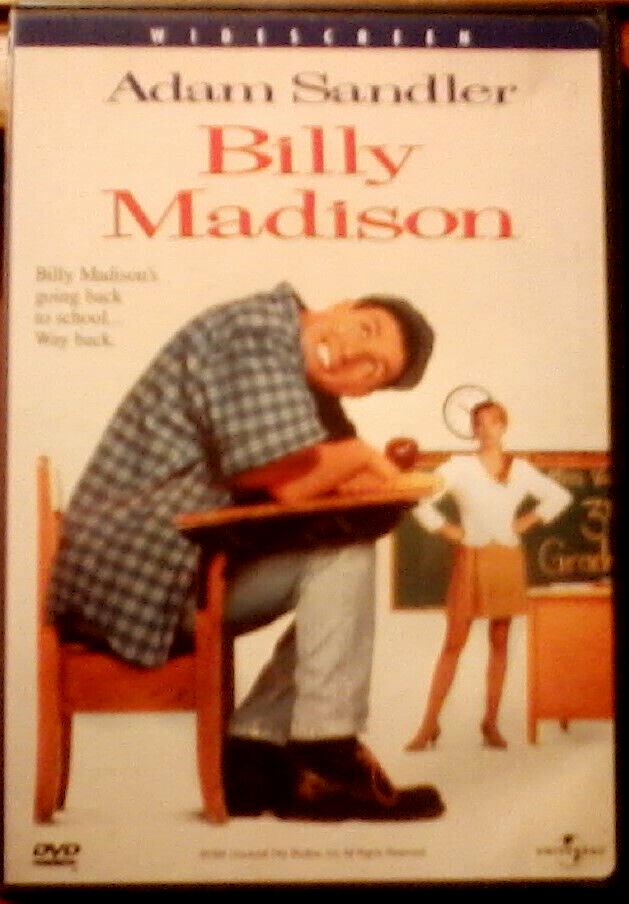 Billy Madison (DVD, 1998, Widescreen) Adam Sandler 25192041624| eBay