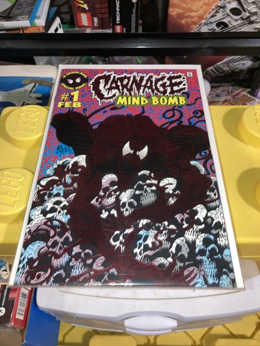 "CARNAGE: MIND BOMB" Issue #1 FOIL COVER One Shot MARVEL Spider-Man ...