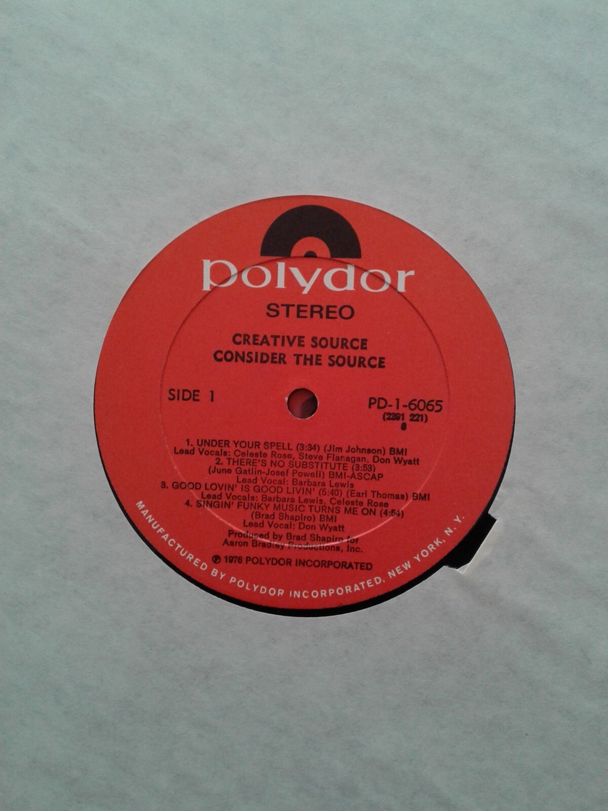 Creative Source – Consider The Source / LP PD-1-6065 | eBay