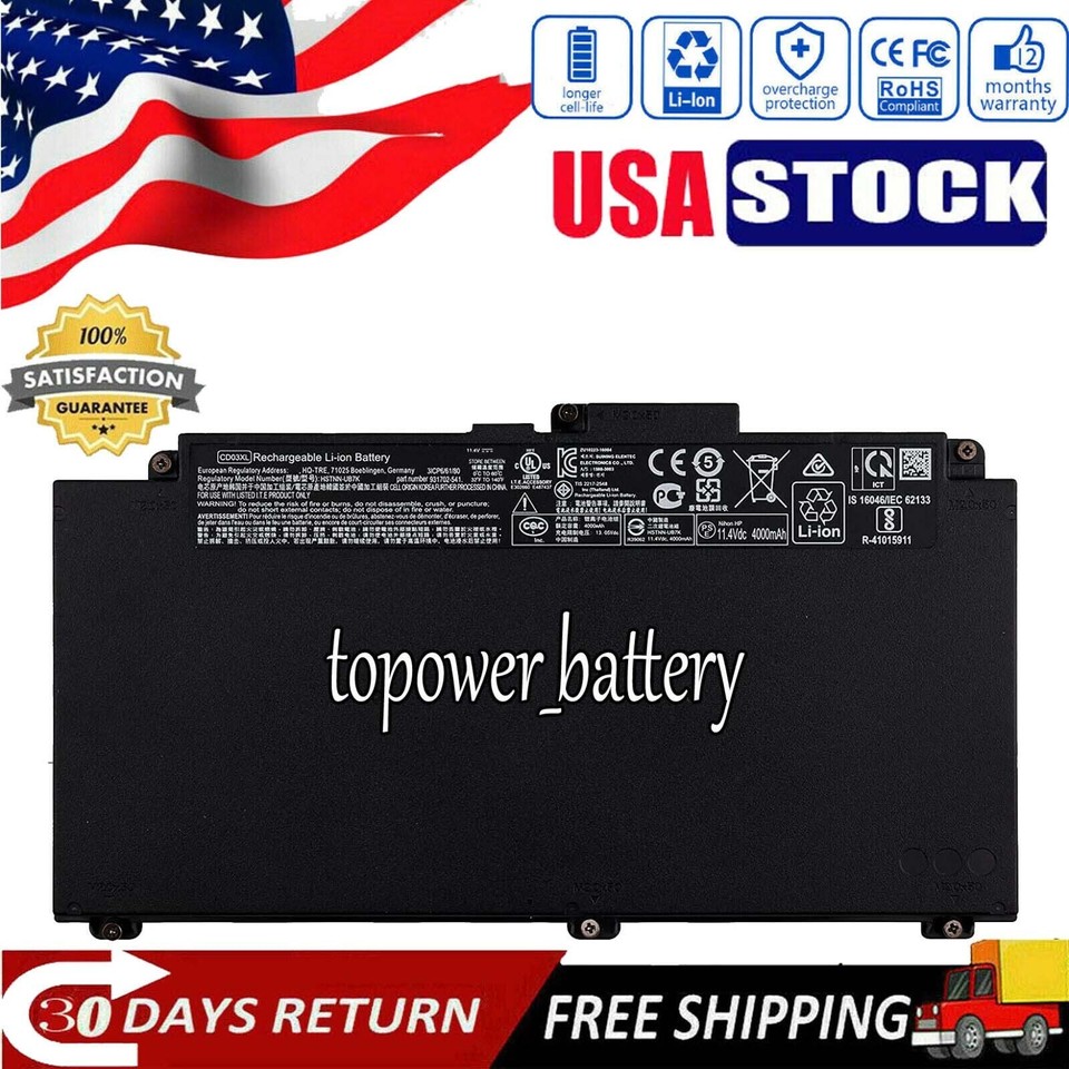 Replacement Battery for HP ProBook 640 650 G5 Series HSN-114C-4 HSN ...