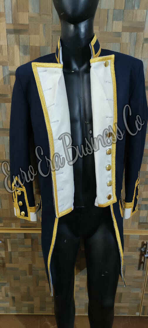 Napoleonic British Naval Captain Full Dress Frock Coat Jacket In All ...