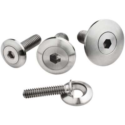 Billet Specialties 66120 (Pair) Fender Bolt Natural Stainless Pro Bolts ...