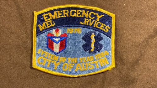 Austin EMS Texas Fire Department Patch Fire Fighter Vintage TX Has ...