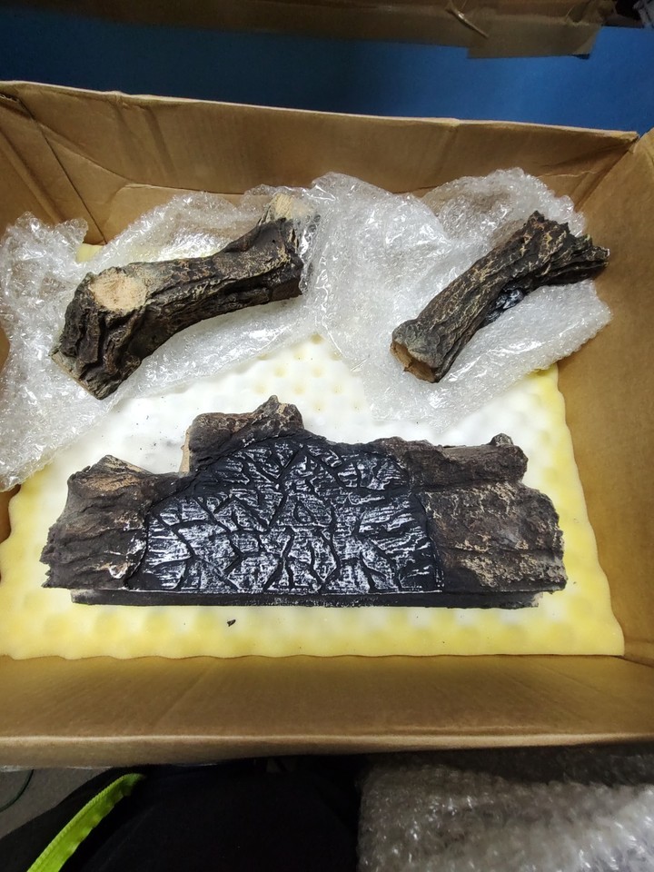 Heat N Glo/Hearth and Home fire place Logs LOGS-4236 Srv Log Set ...