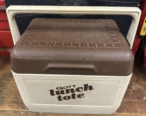 Vintage Gott 1806 Lunch Tote 6 Pack Cooler Brown | eBay