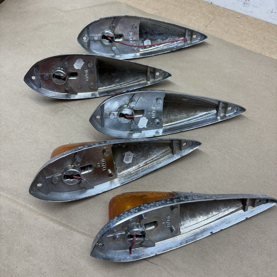 5 x Yankee 77 amber cab marker clearance lights - untested (read ...