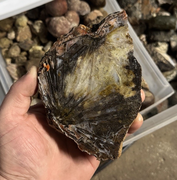 Large Moroccan Agate Slab (383g) Lapidary Rough Agate (thick Slab) | eBay