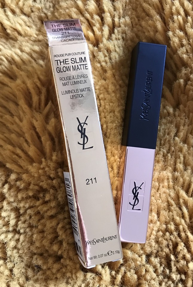 YSL Yves Saint Laurent The Slim Glow matte lipstick in 211 ...