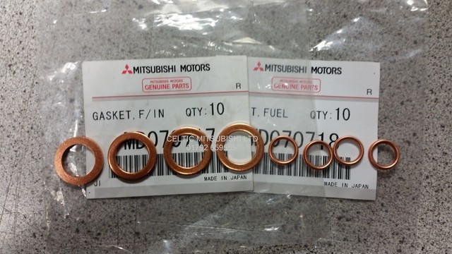 Mitsubishi L200 2.5td Fuel Injector Nozzle Washer Set for sale online ...