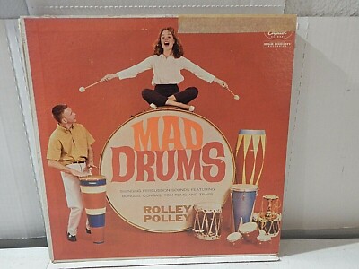 Rolley Polley ‎– Mad Drums 1960 Capitol Records T-1454 beautiful Top ...