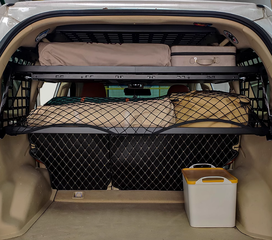 Car Rear Trunk Molle Storage Panel Table For Toyota Prado FJ150 / Lexus ...