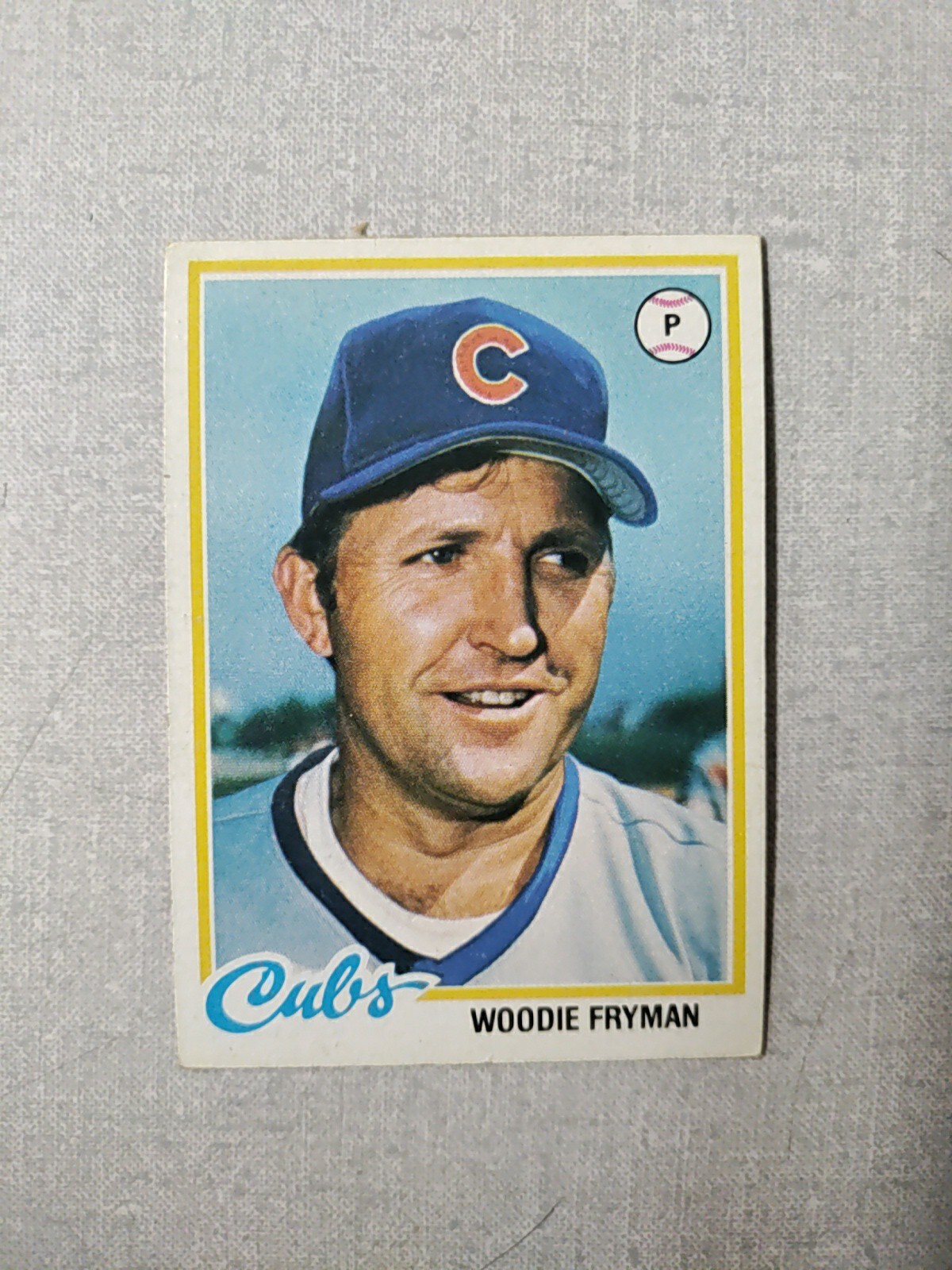 1978 TOPPS. BASEBALL #585 WOODIE FRYMAN CUBS Ex Read Description | eBay