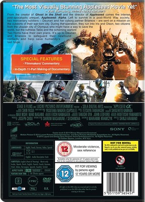 Appleseed Alpha 2022 Dvd Covers