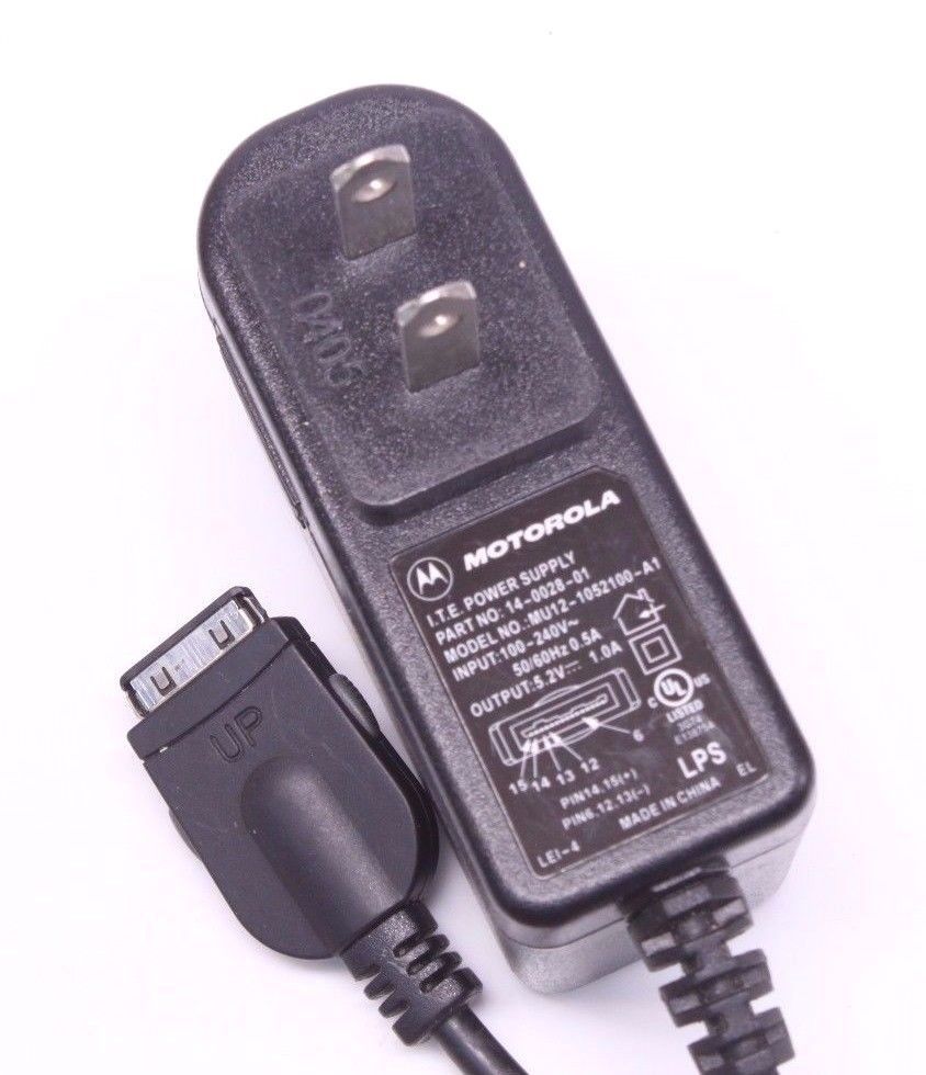 Motorola Cellphone OEM Travel Wall Charger Model# MU12-1052100-A1 | eBay