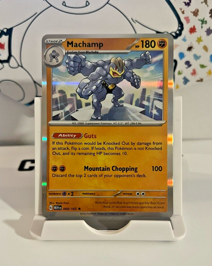 Machamp 068/165 Holo Pokemon Scarlet & Violet 151 NM | eBay