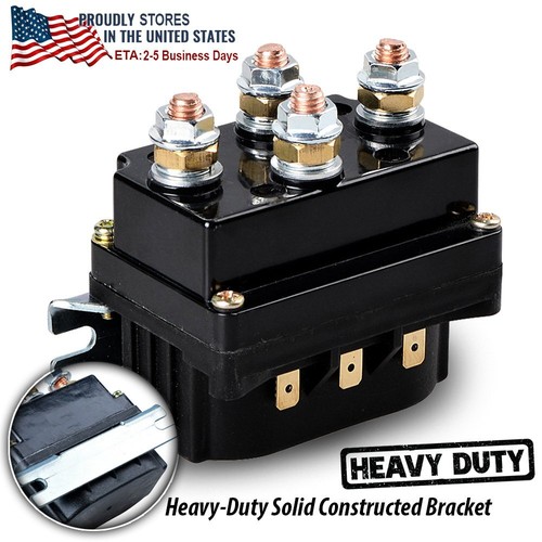 Heavy Duty 12000 LB 12V 500A Electric Winch Solenoid Control Box Relay ...