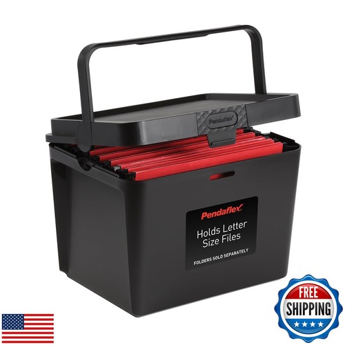 Pendaflex Portable File Box, Portable Storage Organizer, Portable File ...