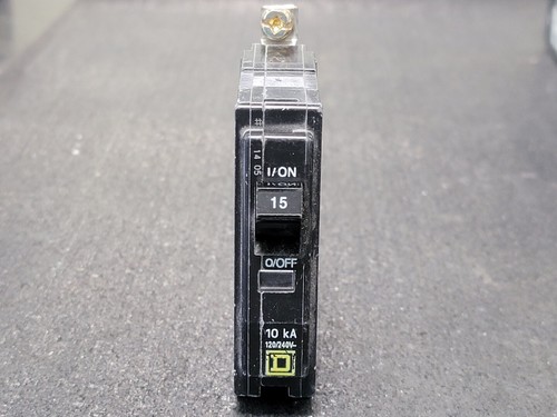 SQUARE D 15 Amp 1 Pole Circuit Breaker QOB115 785901416708 | eBay