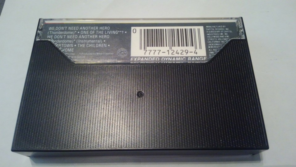 Mad Max Beyond Thunderdome Mel Gibson Tina Turner cassette | eBay