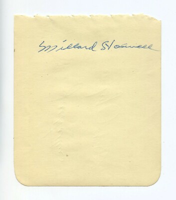 Millard "Dixie" Howell Signed Album Page Alabama College HOF d.71 | eBay