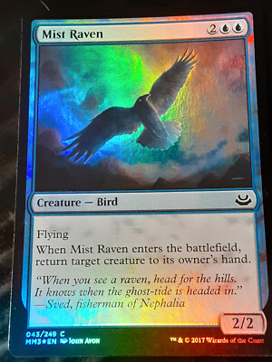 Mist Raven FOIL , Modern Masters 2017 , NM , MTG, FREE SHIPPING | eBay