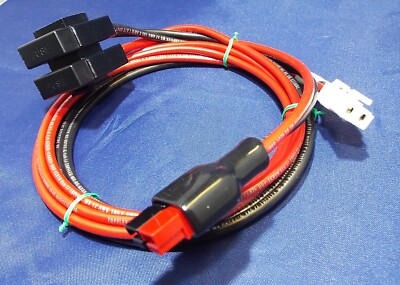 Hytera/Yaesu/Kenwood 2-pin power lead, fused + Powerpoles, High ...