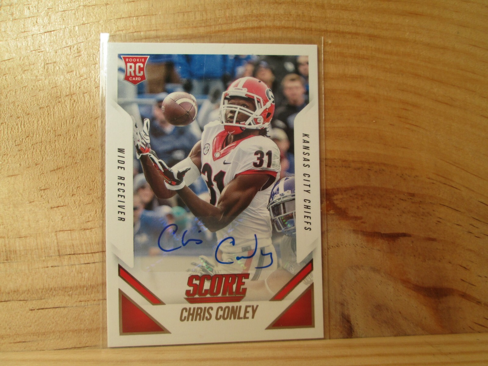 2015 Score Rookie Autograph #425 Chris Conley | eBay
