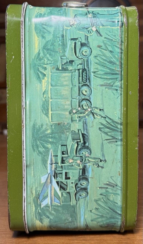 Vintage 1966 GOMER PYLE USMC Metal Lunchbox Lunch Box Aladdin No ...