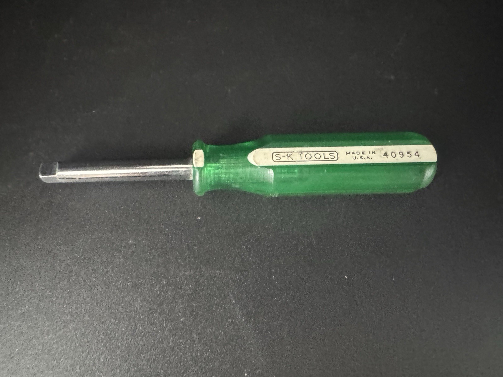 Vintage S-k Tools SK 40954 Green Handle 1/4" Drive Socket Spinner USA ...