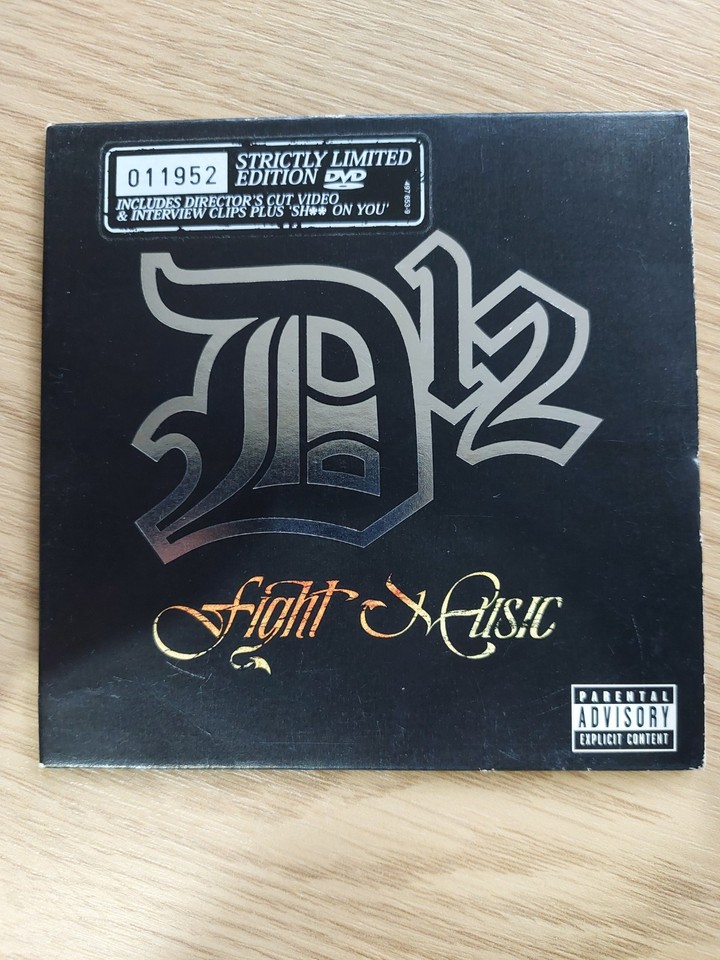 D12 - Fight Music CD DVD Limited Edition # 011952 - Eminem, Proof ...