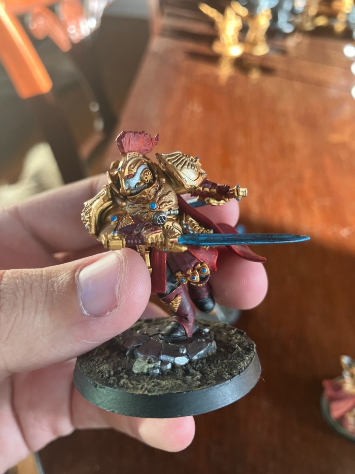 Custodes 40k Painted models, 3 characters | eBay