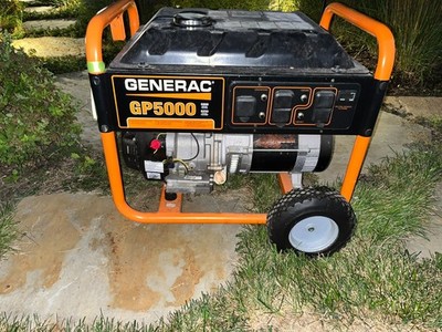 Generac GP5000 Generator Gas Powered/ Operated Used Condition | eBay