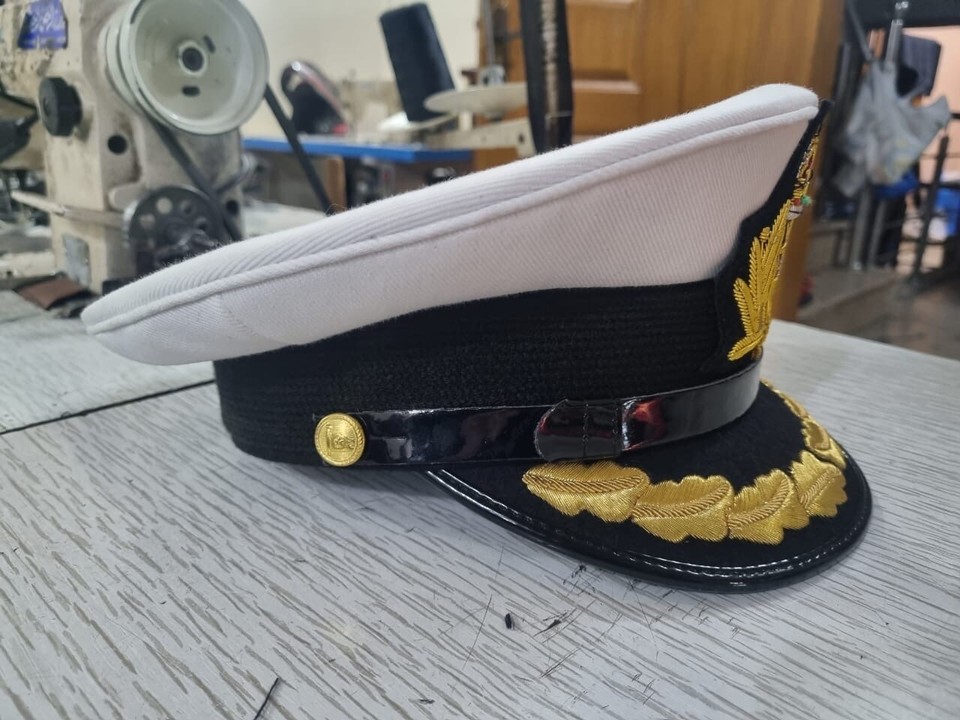 ROYAL MARINE TITANIC WHITE STAR LINE CAPTAIN SMITH HAT! Wow ! | eBay