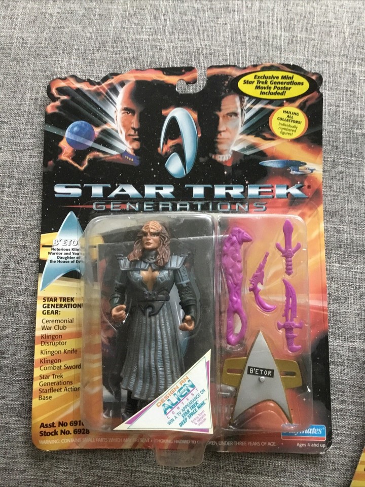 Star Trek Generations Figures. Complete Set Of 16 Figures. Plus Bonus ...