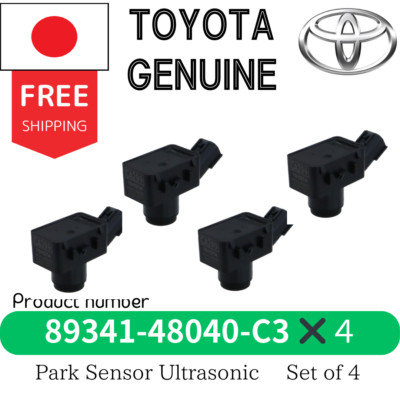 Genuine Toyota Lexus 89341-48040-C3 Park Sensor Ultrasonic Set of 4 ...