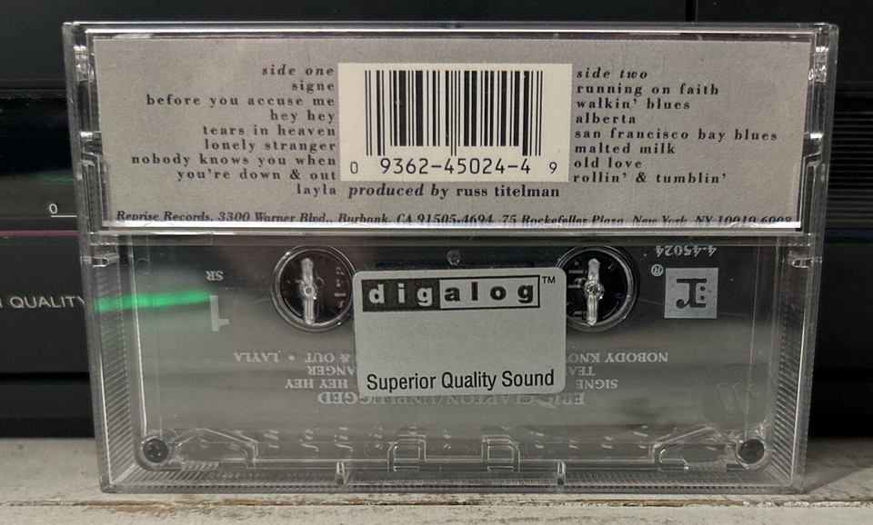 Eric Clapton - Unplugged Cassette 1992 Digalog -Tested -VG | eBay