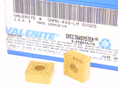 NEW SURPLUS 10PCS. VALENITE SNMG 433-LM GRADE: SV325 CARBIDE INSERTS | eBay